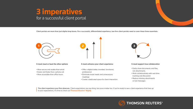 3 must-haves for a law firm client portal | Thomson Reuters