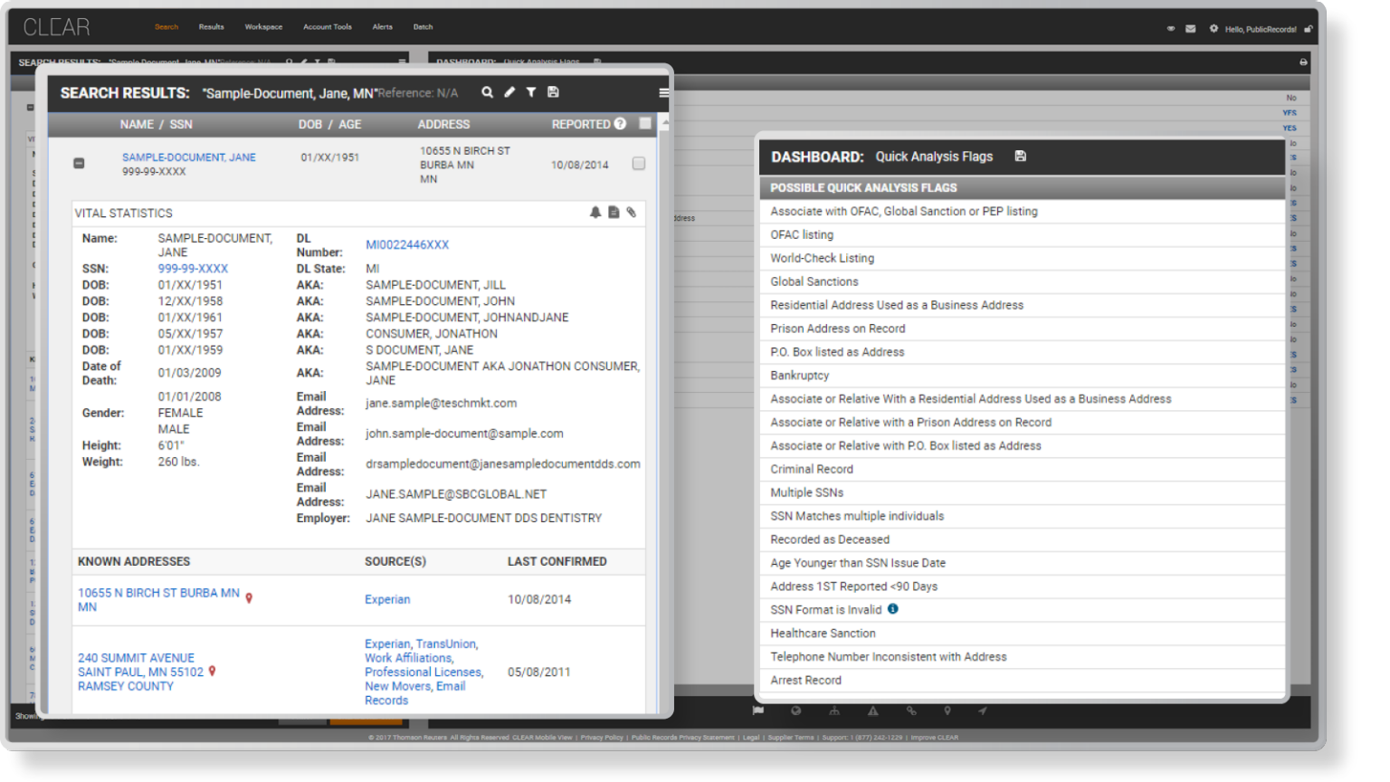 Insurance Fraud Investigations | CLEAR | Thomson Reuters