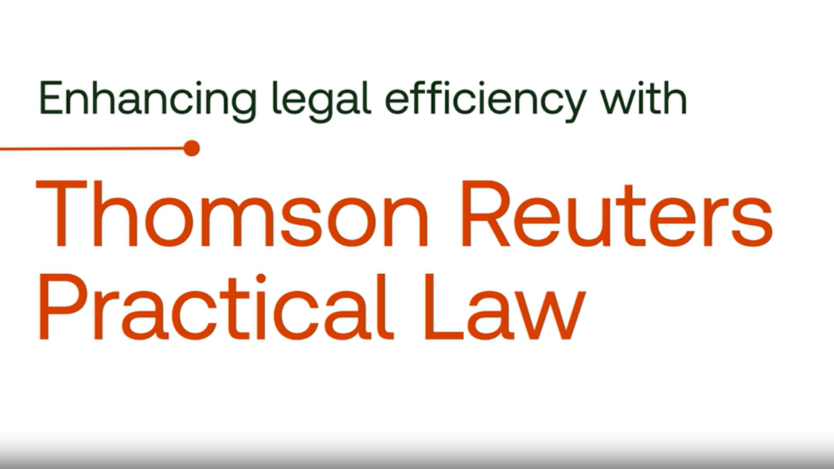Case study: Practical Law at Wellthy | Thomson Reuters